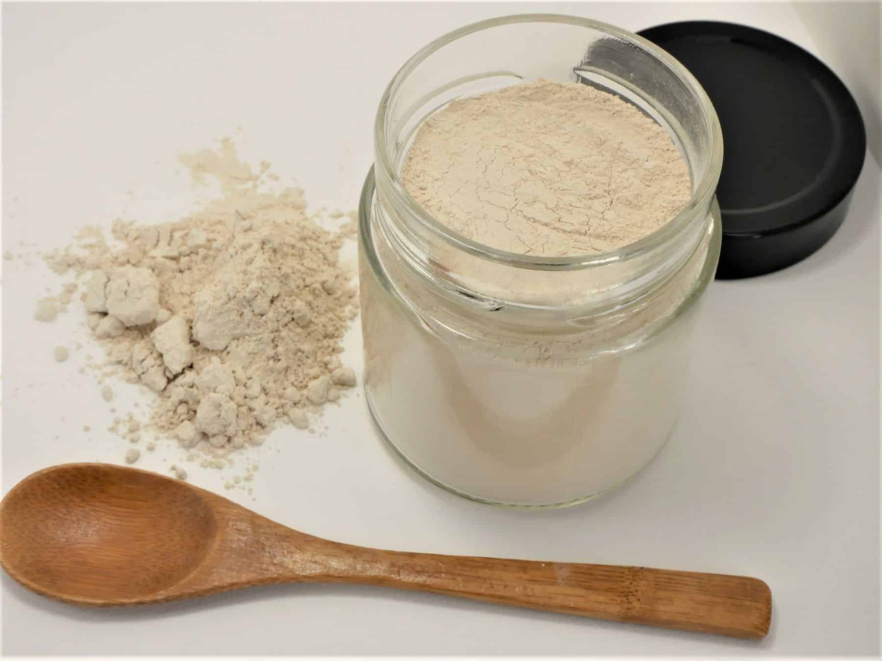 Organic Bentonite Clay Glass Jar - We Love Organics