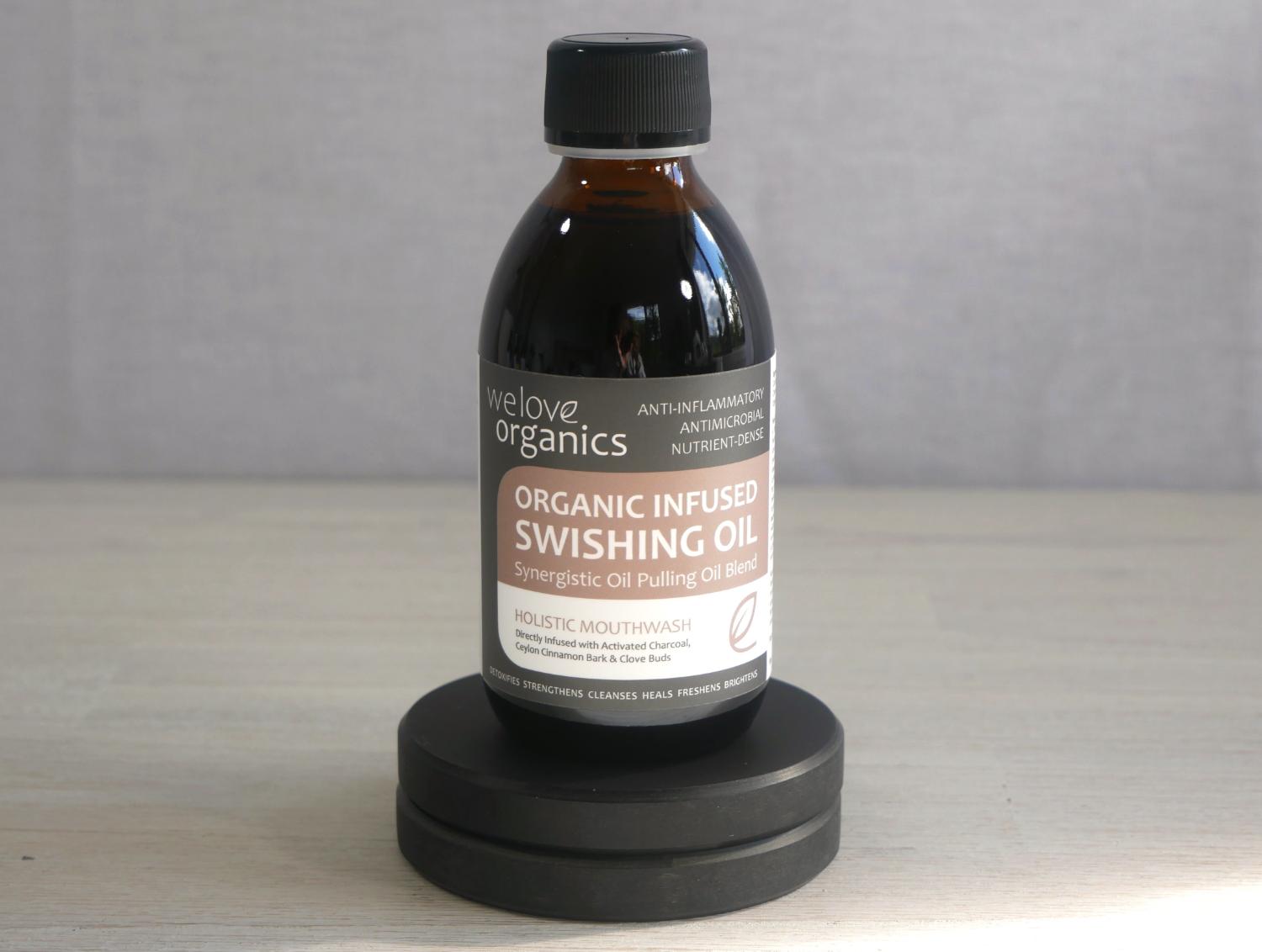 Organic Infused Swishing Oil Pulling Oil Blend